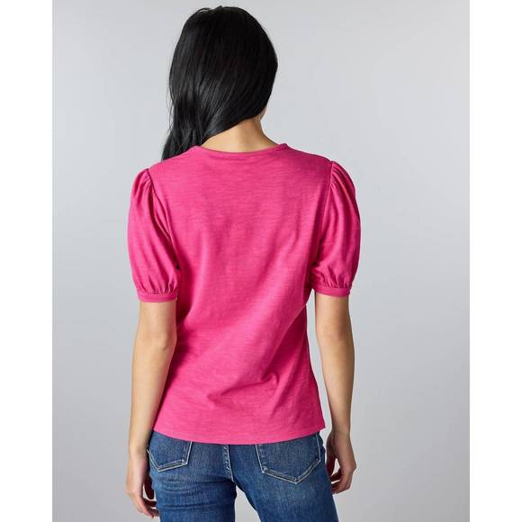 DownEast | Tops | New Downeast Perfect Puffed Sleeves Tee In Lilac Rose ...